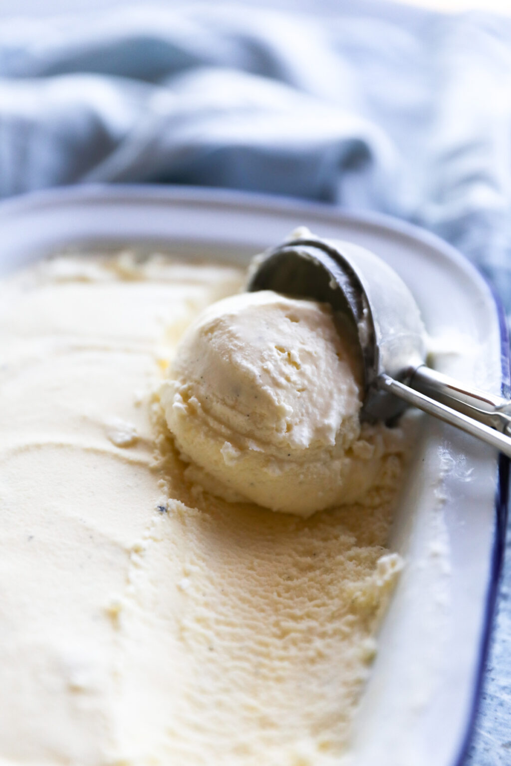 Easy Homemade Vanilla Ice Cream Recipe (with Ice Cream Maker) - Just ...
