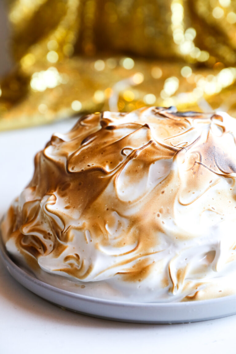 Easy Baked Alaska (Step-by-Step Recipe with Photos & Video) - Just Easy ...