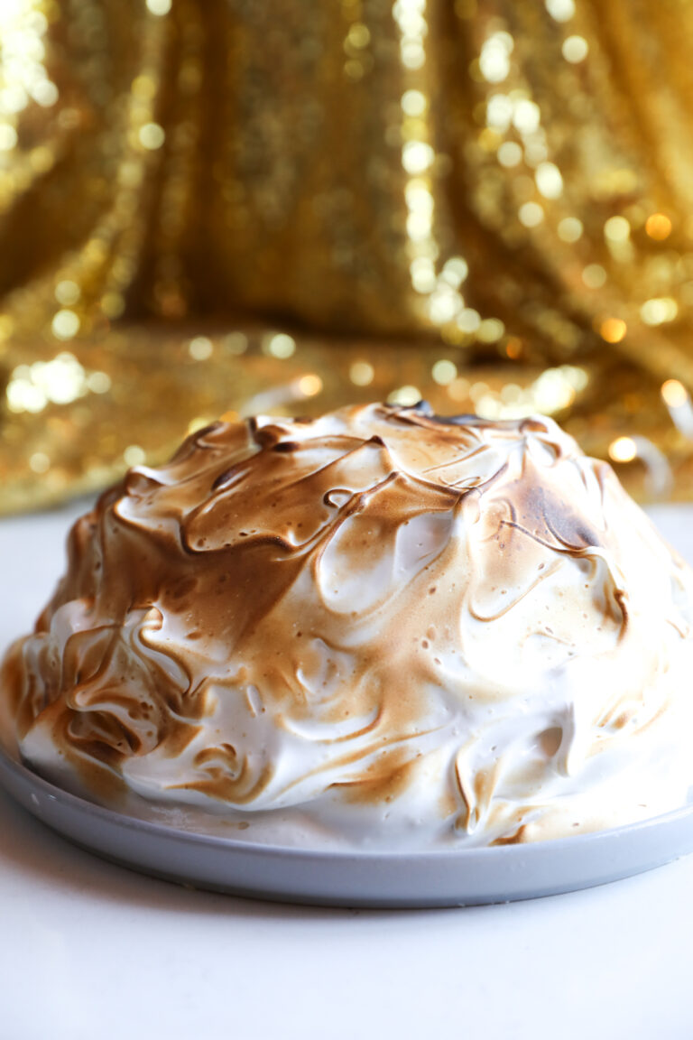 Easy Baked Alaska (Step-by-Step Recipe with Photos) - Just Easy Recipes