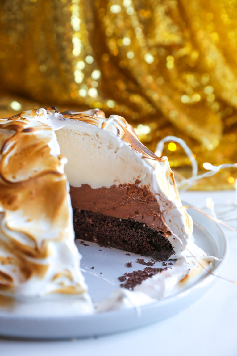Easy Baked Alaska (Step-by-Step Recipe with Photos) - Just Easy Recipes