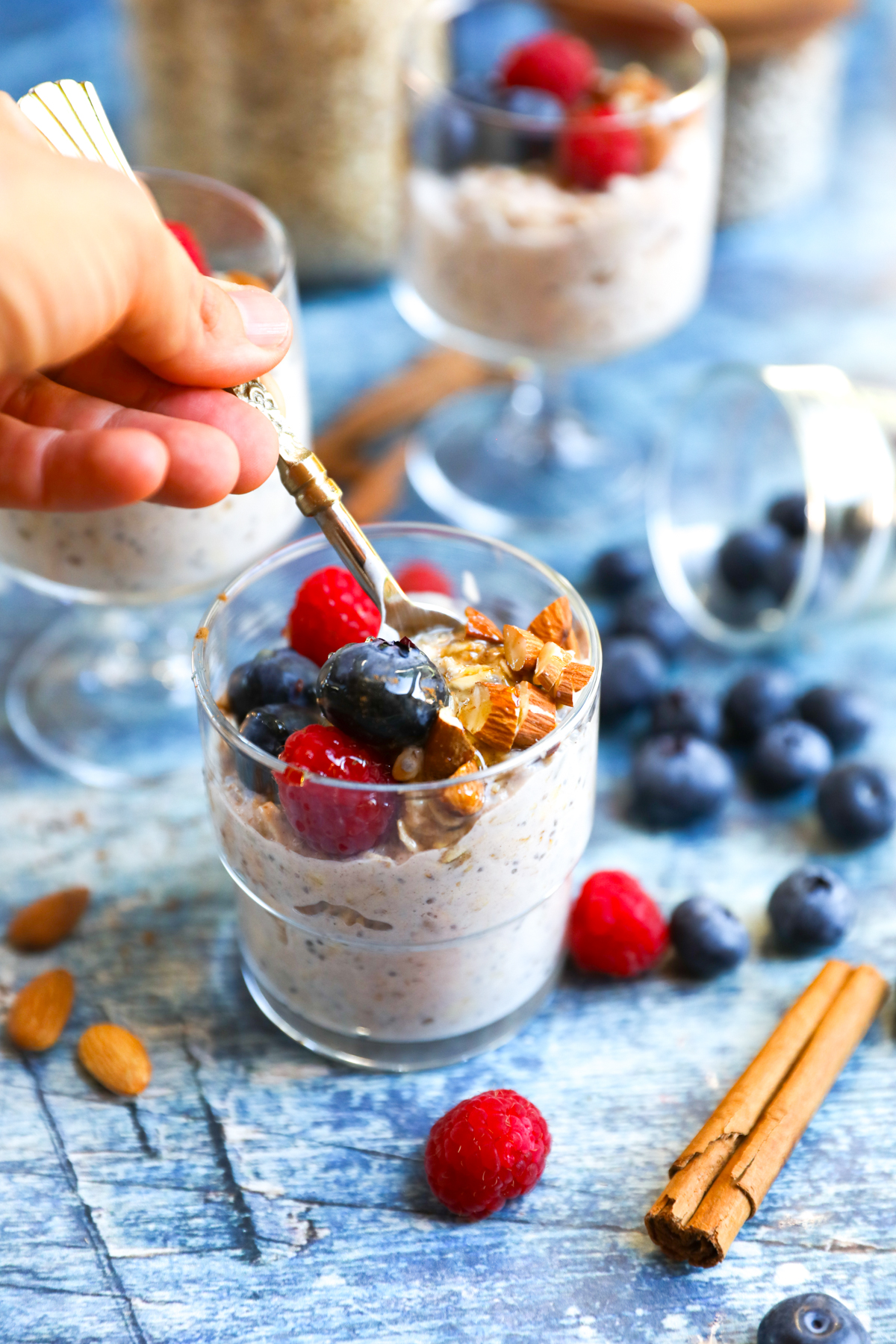 High-Protein Overnight Oats {Without Protein Powder} - Just Easy Recipes