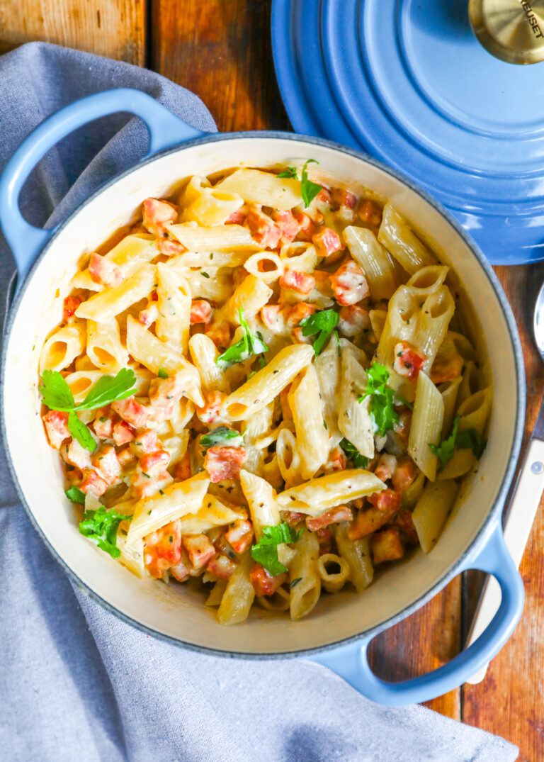 Leftover Roast Gammon, Gammon Pasta - Just Easy Recipes