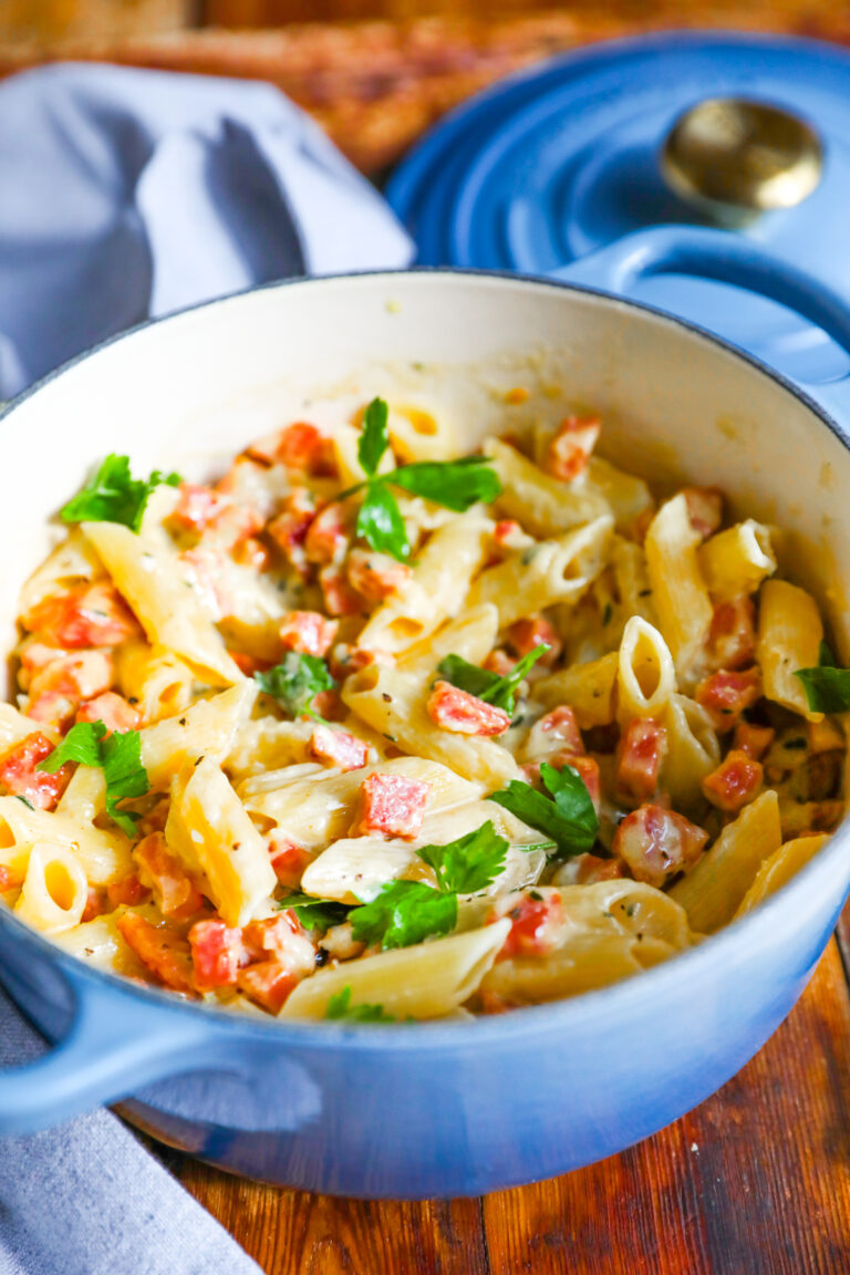 Leftover Roast Gammon, Gammon Pasta - Just Easy Recipes