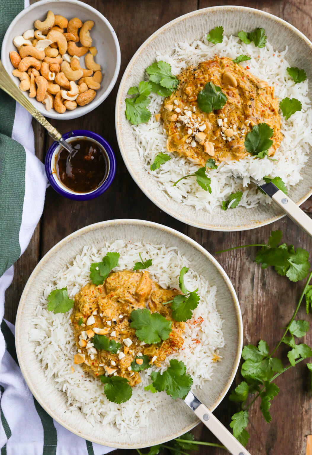 Chutney Chicken Curry with Cashews - Just Easy Recipes